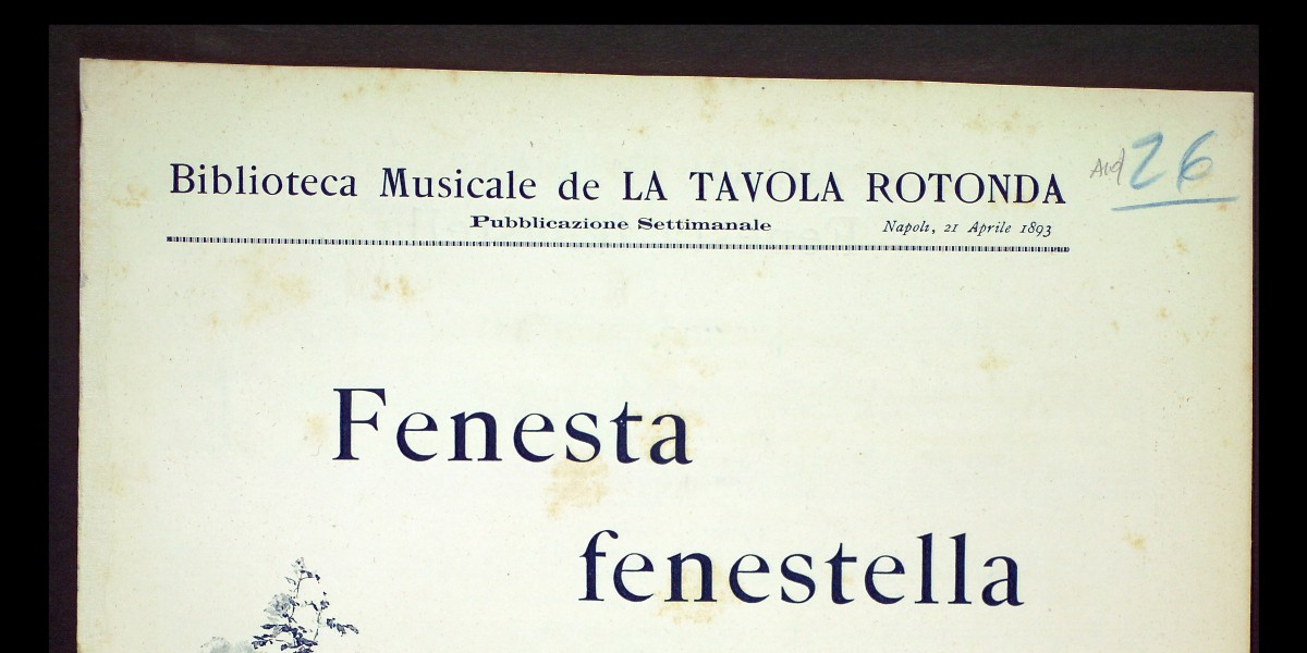 Fenesta fenestella | Biblioteca Nazionale di Napoli