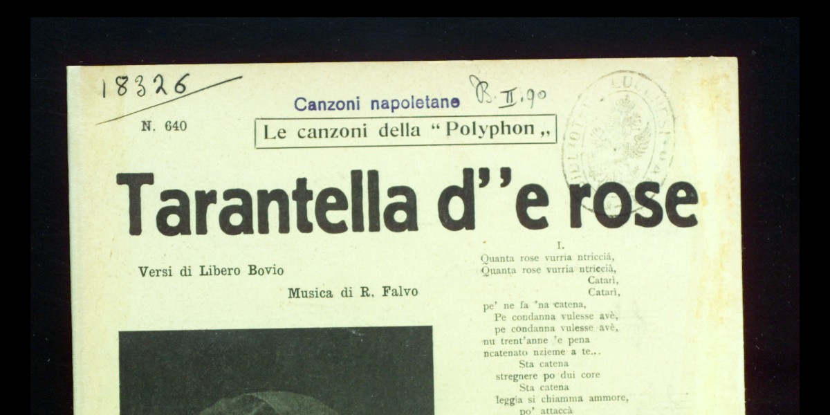Tarantella d' 'e rose | Biblioteca Nazionale di Napoli
